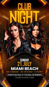 FREE PSD - PSD Night Club Template 3D Editable Design Story - Gilson ...