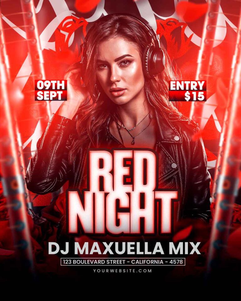 FREE PSD – PSD Night Club Party Editable – Gilson Azevêdo